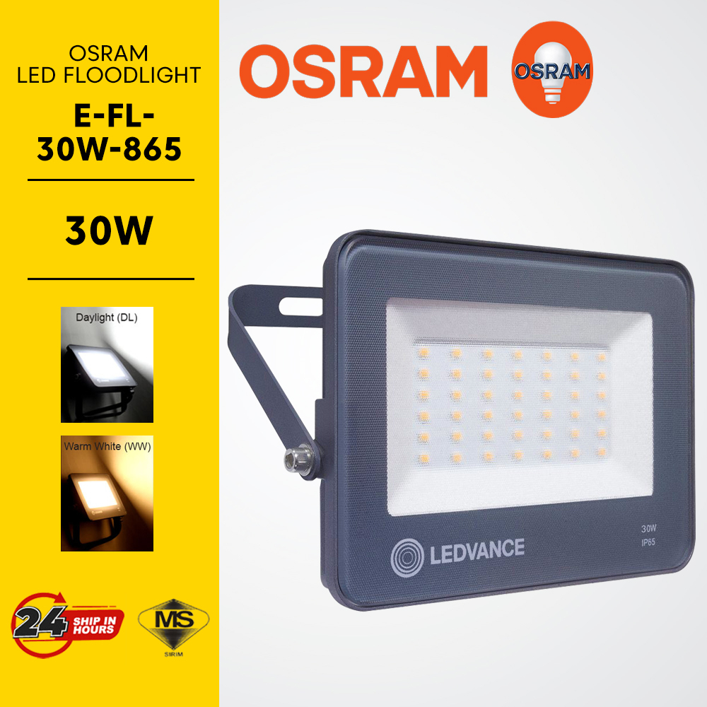 OSRAM LED FLOODLIGHT 30W (Daylight & Warm White) | Shopee Malaysia