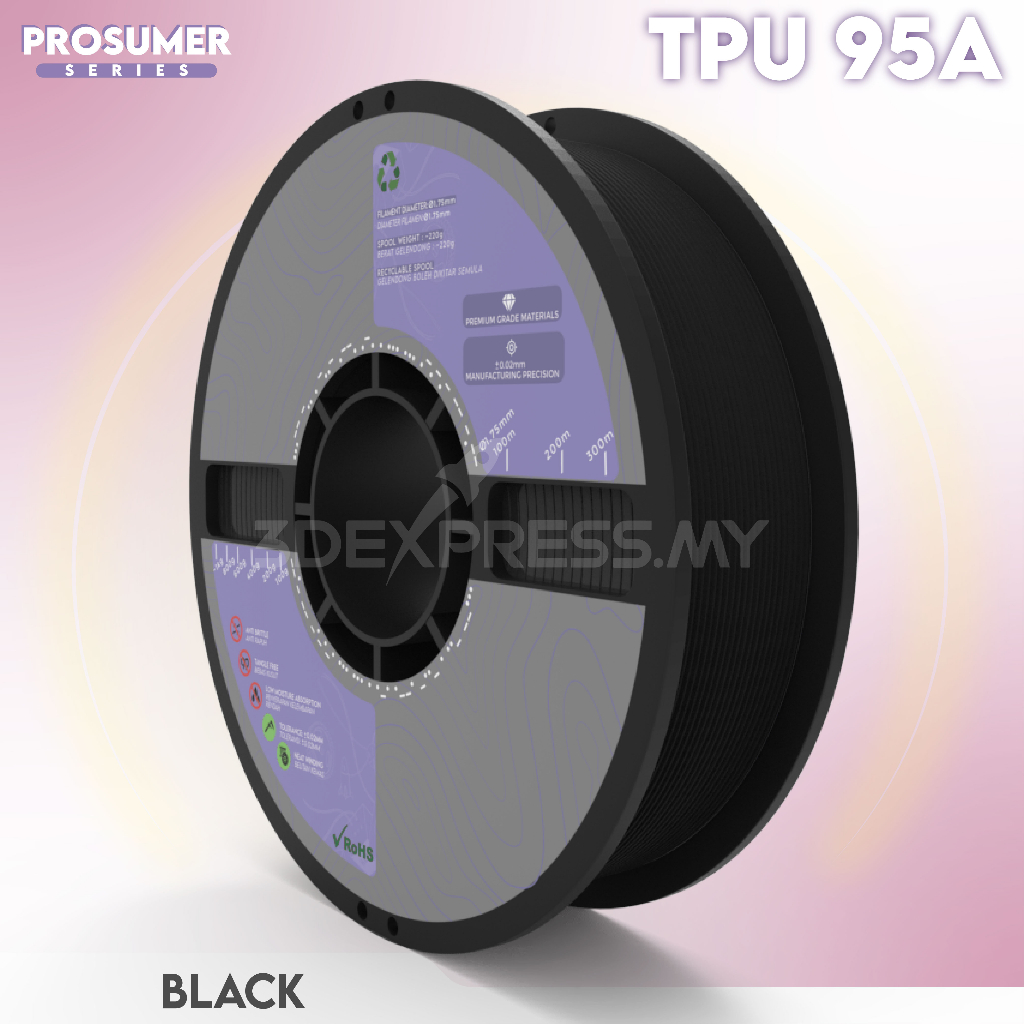 TPU95A 3D FILAMENT 1KG - PROSUMER Series (Solid Color) | Shopee Malaysia