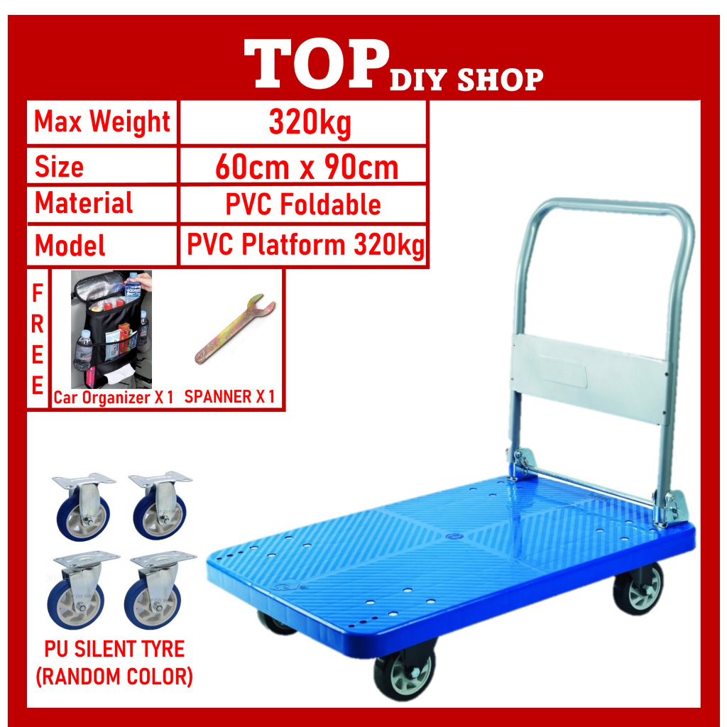 150kg 300kg 350kg Home Trolley Heavy Duty Troli Barang Foldable Troley ...