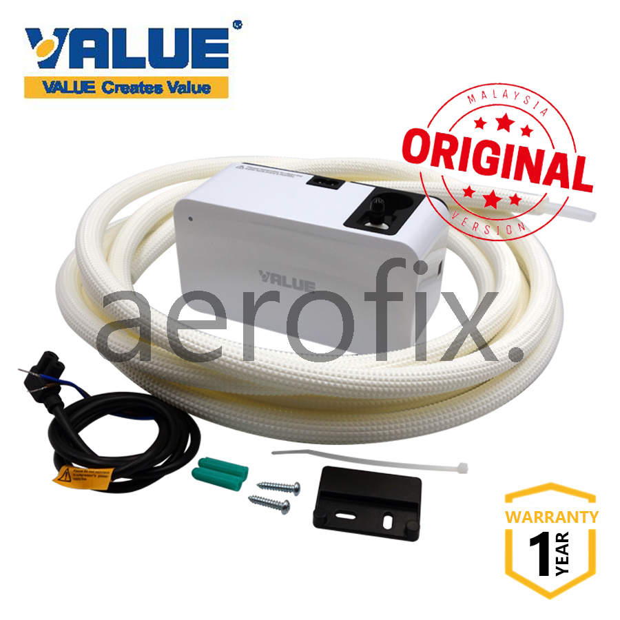 VALUE M1 Air-Cond Condensate Drainage Water Pump w/ 5m drain hose (Acson, Daikin, Panasonic etc ...