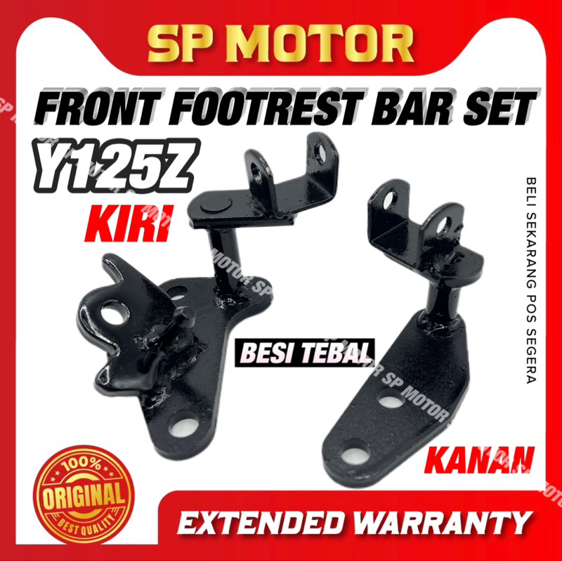 YAMAHA Y125 Y125Z 125Z [ LH/ RH ] FOOTREST BAR FRONT STEP BAR FRONT STEP BRACKET PEMIJAK KAKI ...