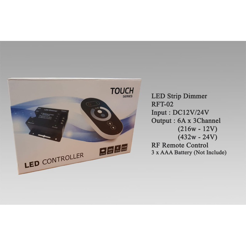 LED STRIP LIGHT DIMMER CONTROLLER WITH REMOTE (12-24V) | Shopee Malaysia