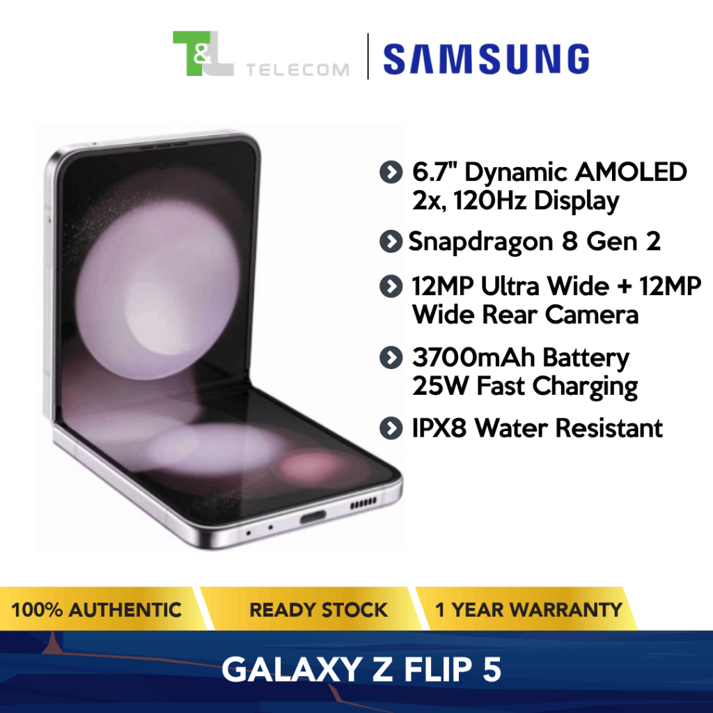 [CLEARANCE] Samsung Galaxy Z Flip 5 F7310 8GB+256GB - Global | New Flip ...
