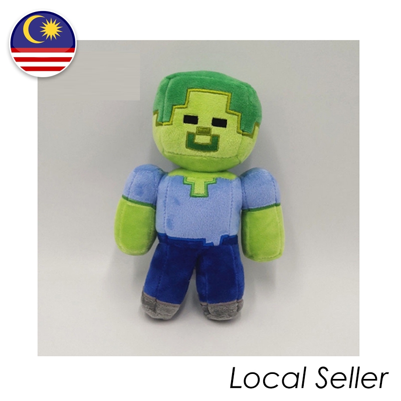Minecraft Plush Soft Toys[Zombie] | Shopee Malaysia