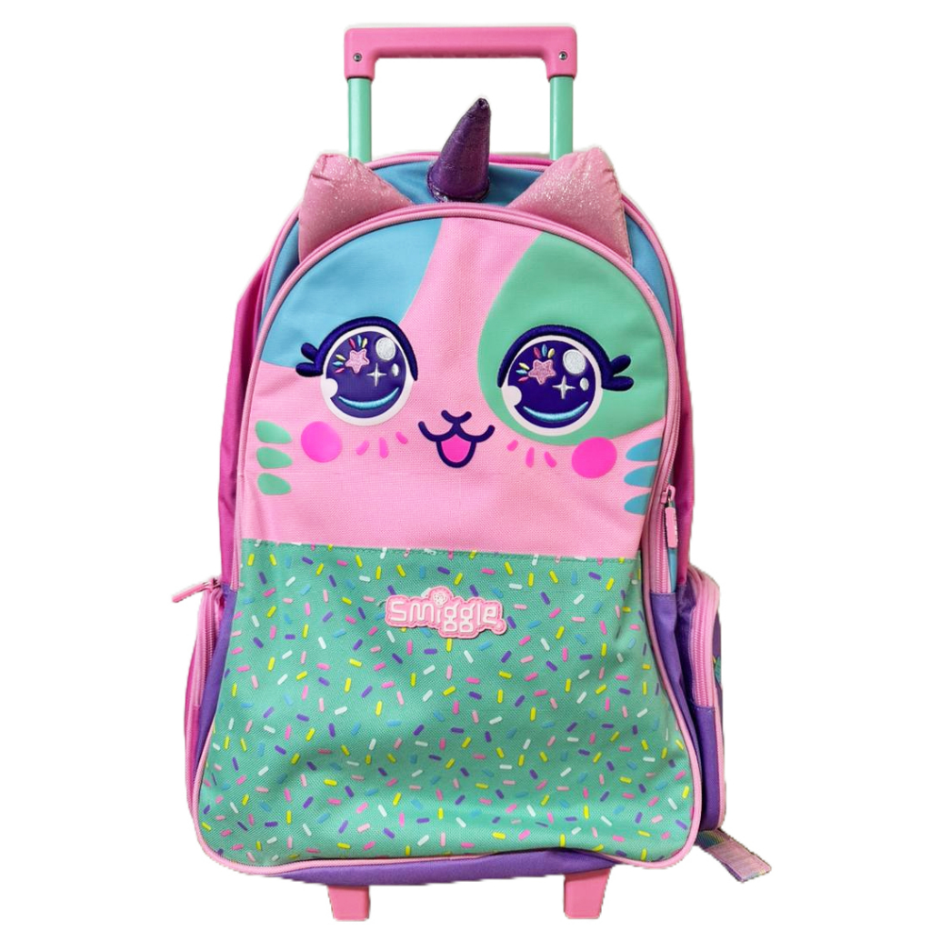 Smiggle Trolley Schoolbag Beg Sekolah Troli Beg Tarik Can Carry Large ...