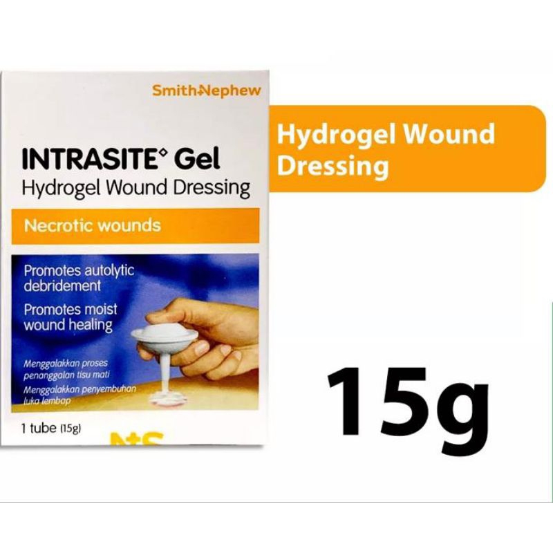 SMITH & NEPHEW INTRASITE GEL HYDROGEL WOUND DRESSING 15G || Exp 10/25 ...