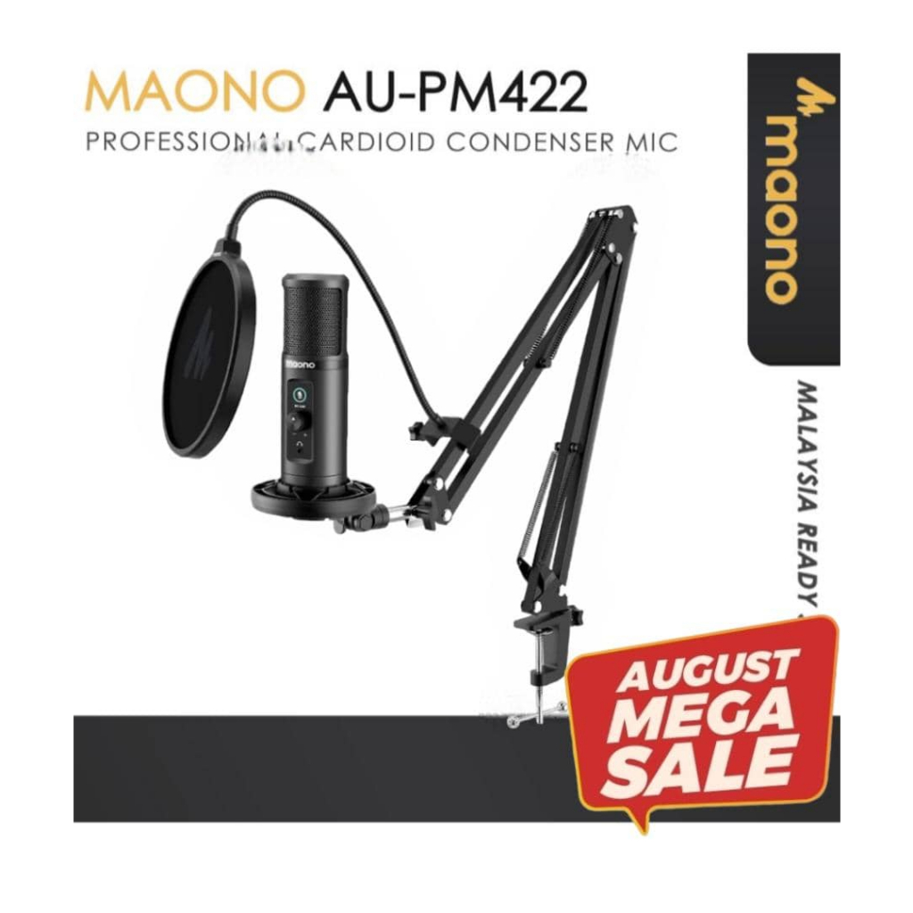 [HOT SALE] MAONO AU-PM422 USB Microphone Zero Latency 192KHZ/24BIT ...