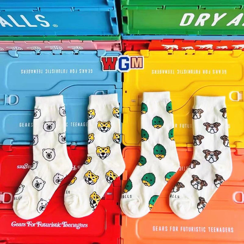 Human Made Animal Logo Pack Socks Stokin Panjang Cute Design | Shopee ...