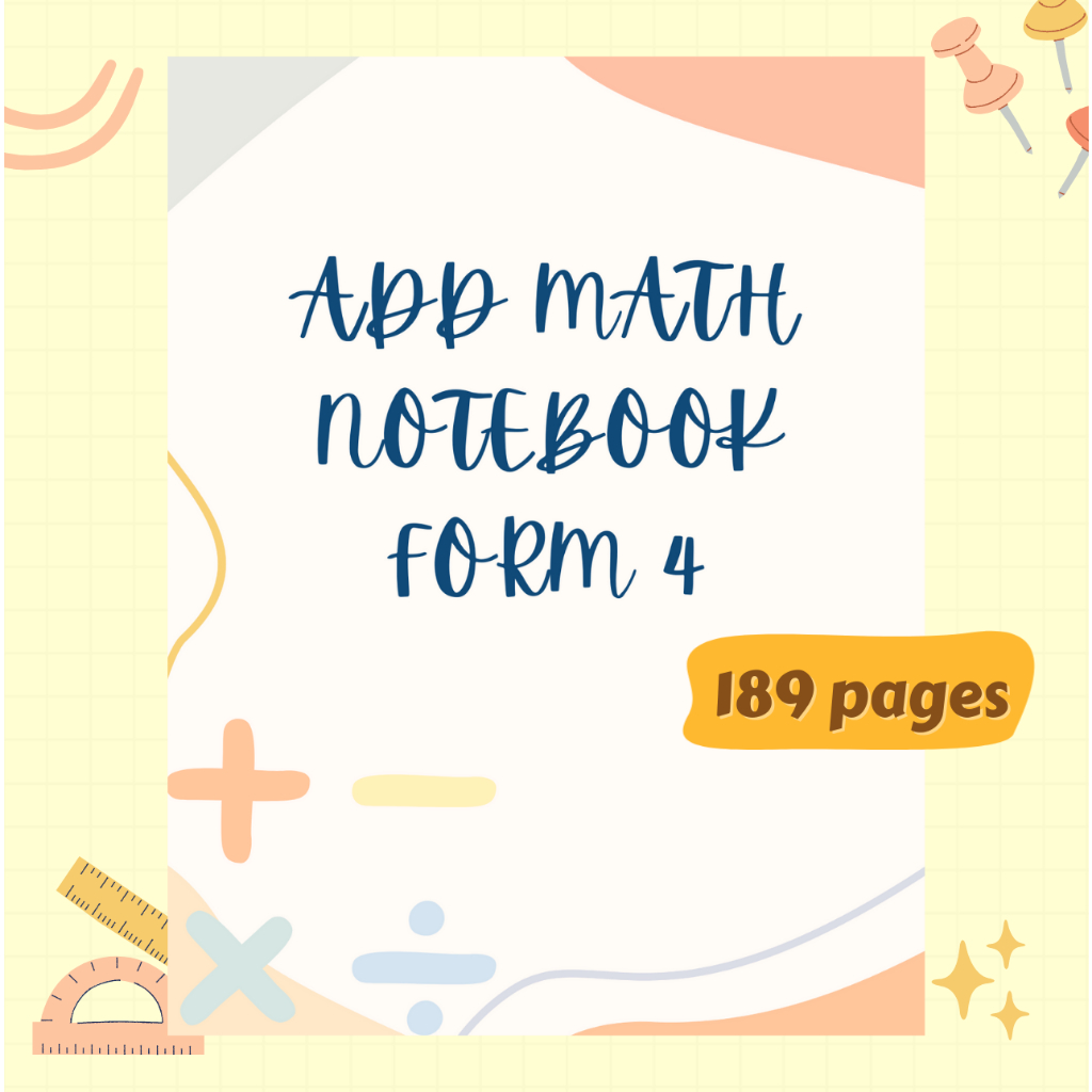 [PDF] KSSM SPM A+ Add Math Notes Form 4 & Form 5 | Shopee Malaysia