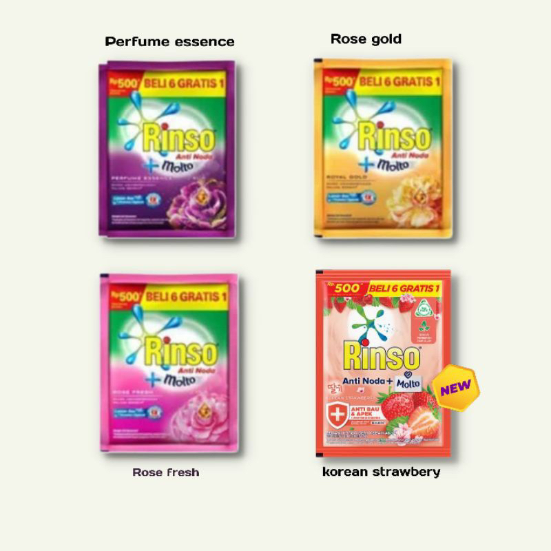 (BELI 30 PERCUMA 2) PRODUK INDONESIA DETERGENT RINSO+MOLTO 18ML TRAVEL ...