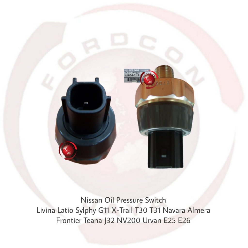 Nissan Oil Pressure Switch (1pin) 25240-4M40E Navara Almera Livina ...