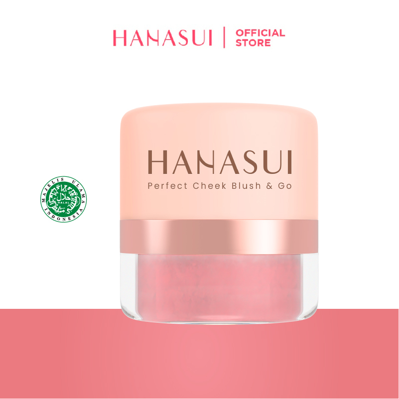 Hanasui Perfect Cheek Blush & Go - Blush On Powder, Natural Radiant ...