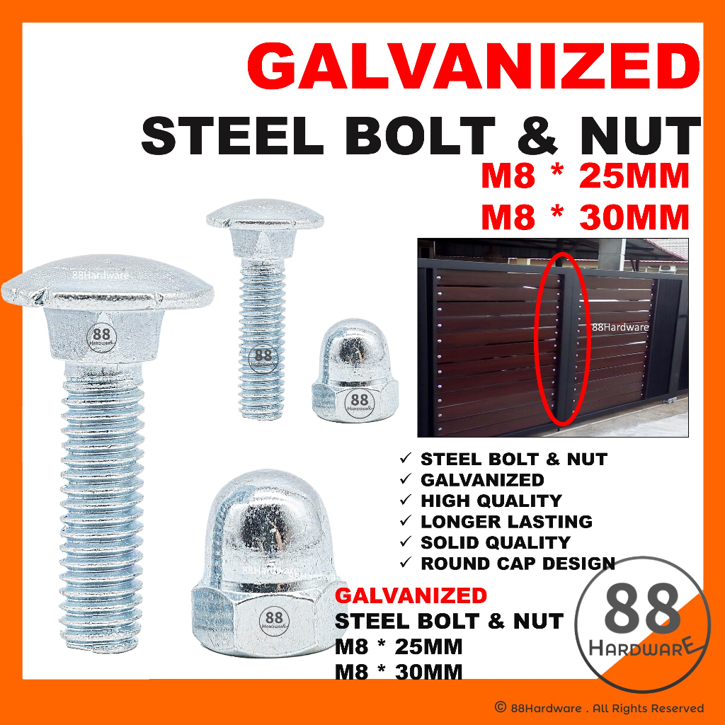 【Galvanized】M8 bolt and nut aluminium gate panel/aluminium panel for ...