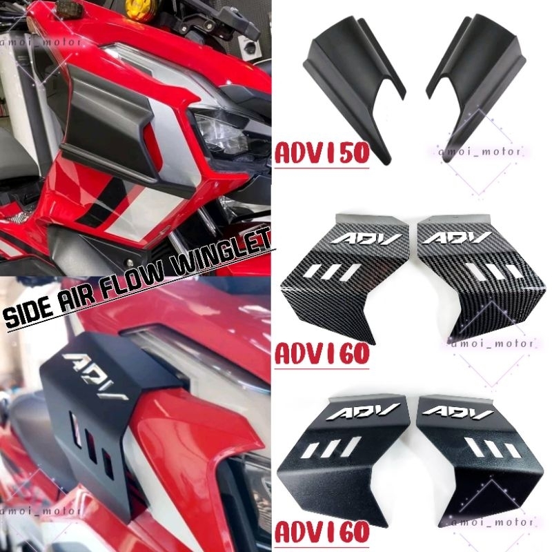 ADV150 ADV160 Side Winglet Fairing Winglet Universal YAMAHA KAWASAKI ...
