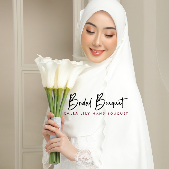 [CALLA LILY Hand Bouquet] Bunga Tangan, Hand Bouquet, Bunga Tangan ...