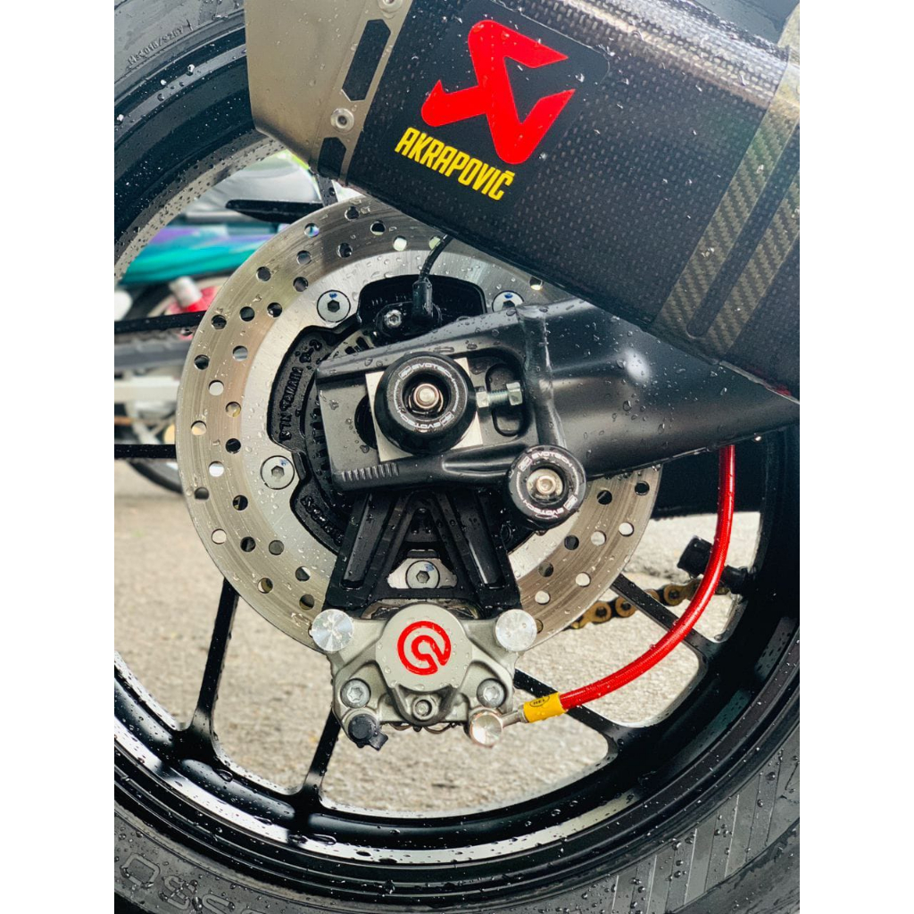 Brembo Caliper Yamaha Mt09 v3 Mt09v3 Rear 2Pot Caliper Set P34 Grey P34 ...