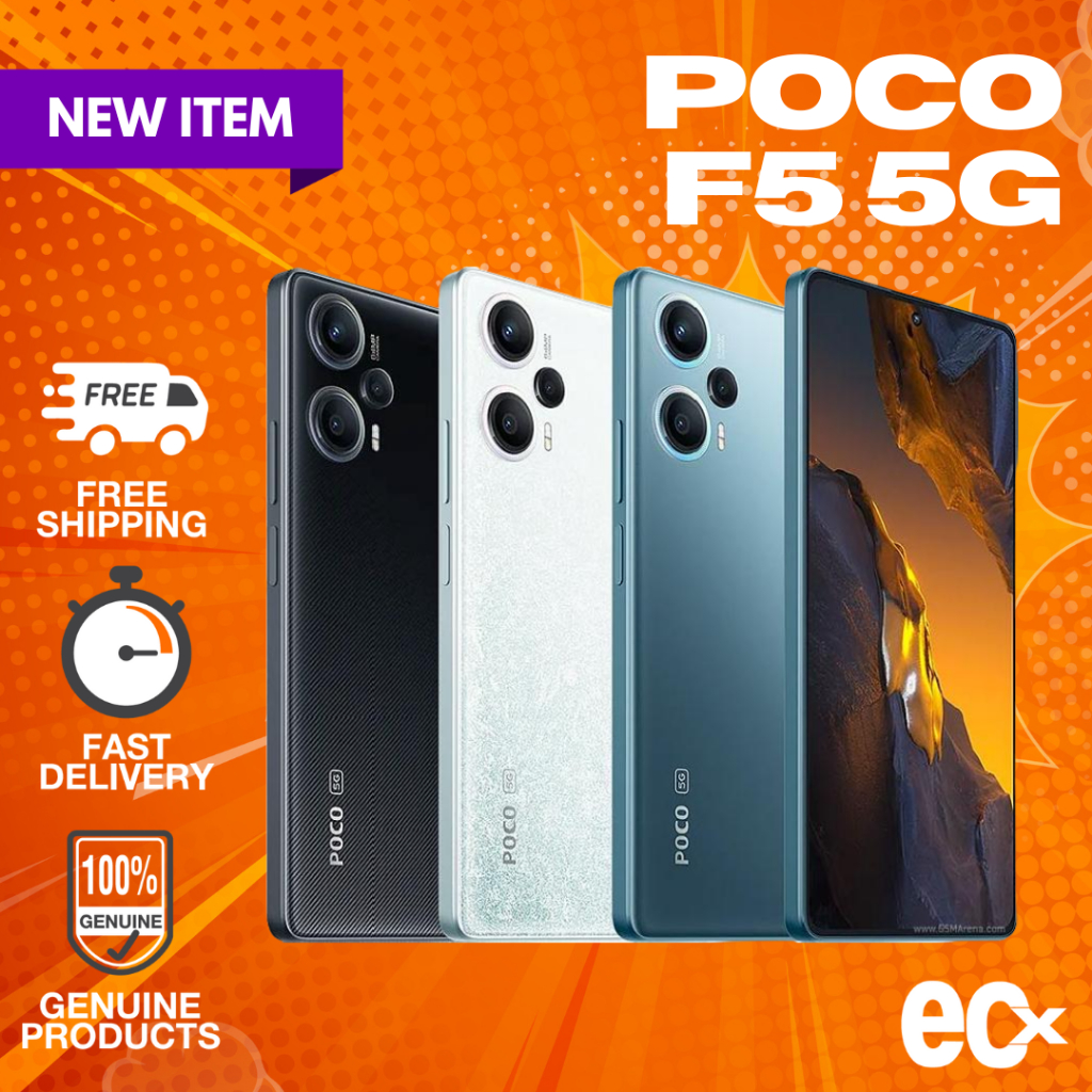 【Ready Stock】Xiaomi POCO F5 Dual SIM 8GB+ 256GB Smartphone Mobile- 1 ...