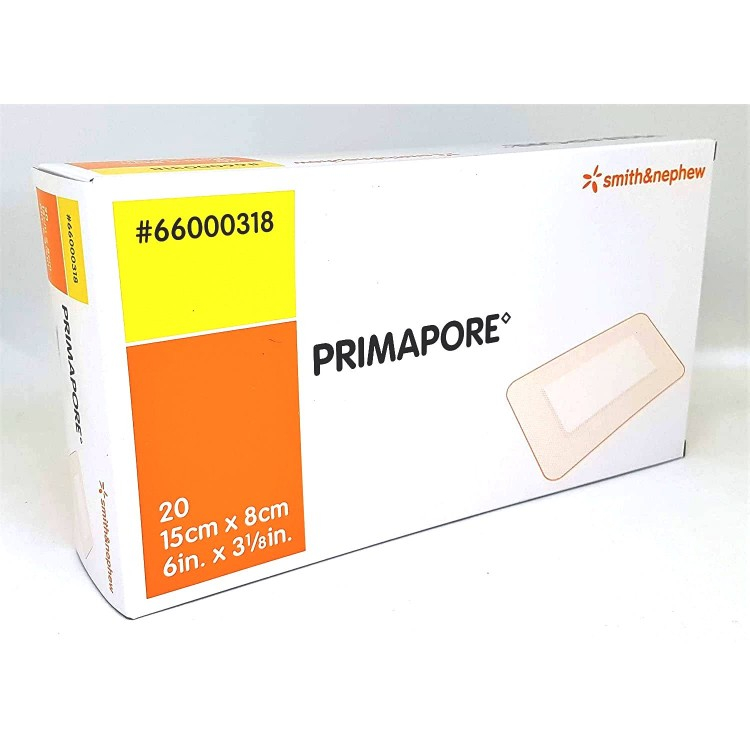 Smith & Nephew Primapore Non-woven Adhesive Wound Dressing 15cm x 8cm ...