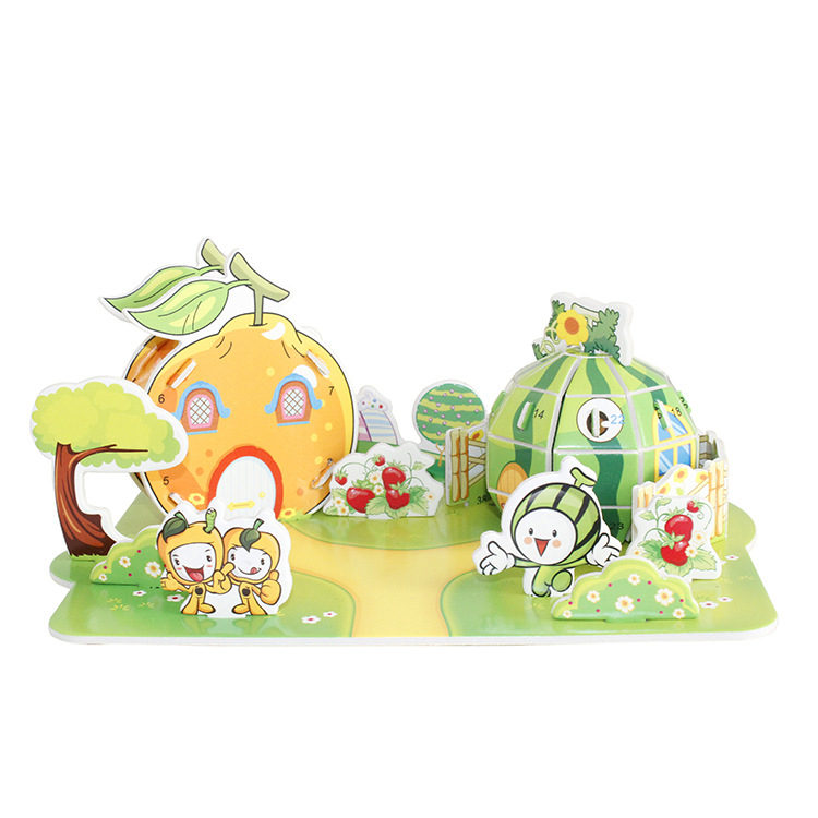 3D Puzzle Building Jingsaw for kids/ KLCC 3D Puzzle Educational Toys ...