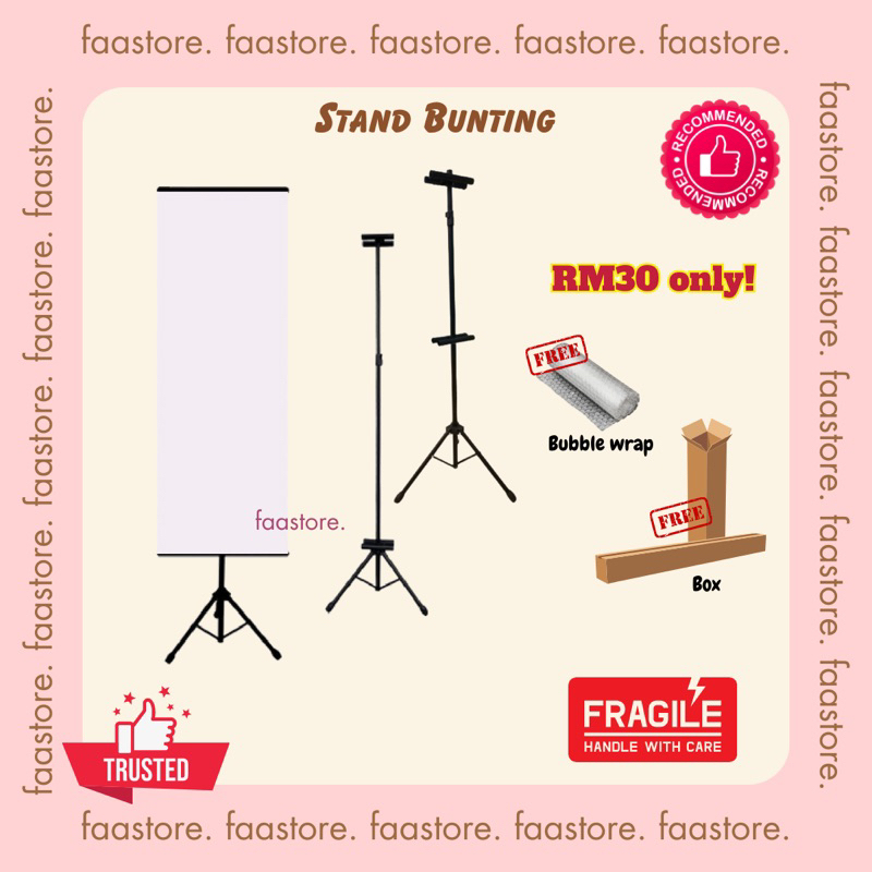 STAND BUNTING ADJUSTABLE | Shopee Malaysia