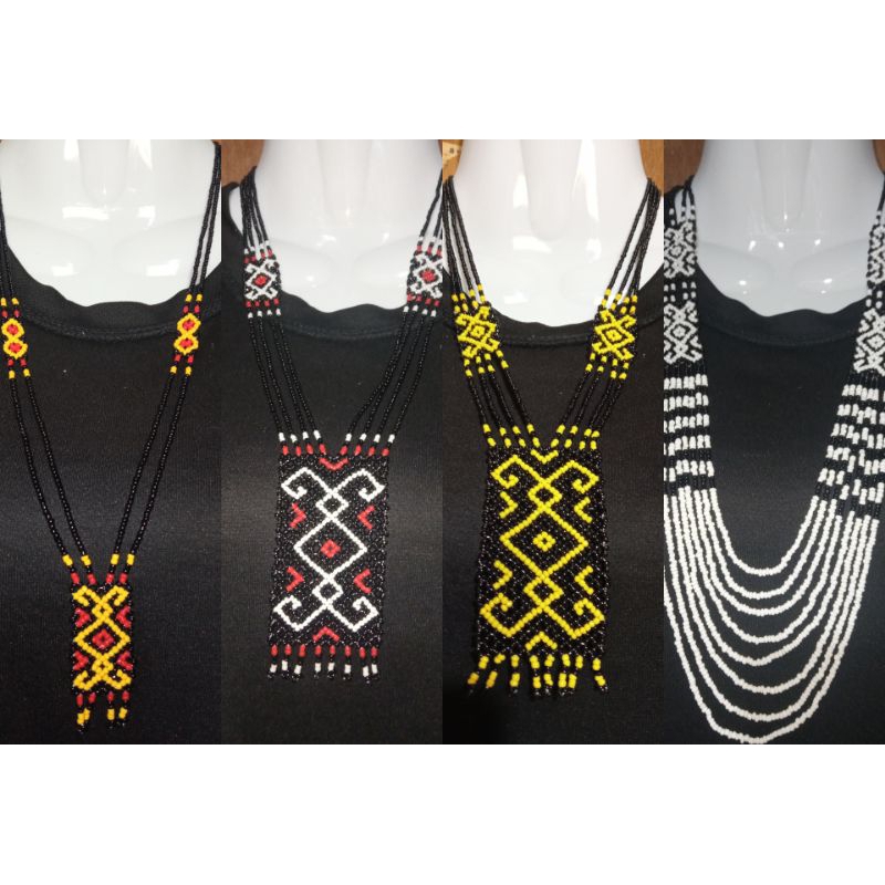 Rantai manik motif sabah(sesuai untuk rantai kanak-kanak) Design pendek ...