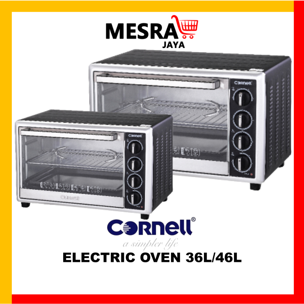 CORNELL ELECTRIC OVEN E-SERIES CEO-E36SL 36L / CEO-E46SL 46L KETUHAR ...