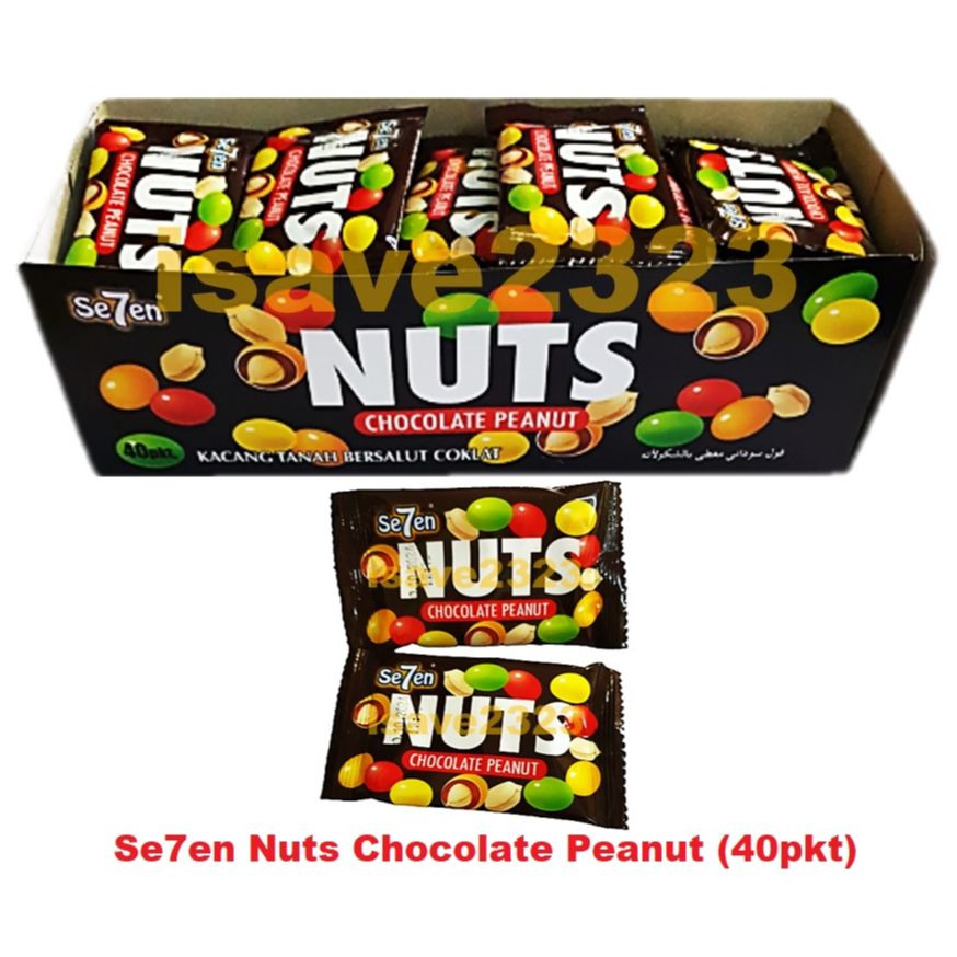 [HALAL] Se7en Nuts Chocolate Peanut (40pkt) | Shopee Malaysia