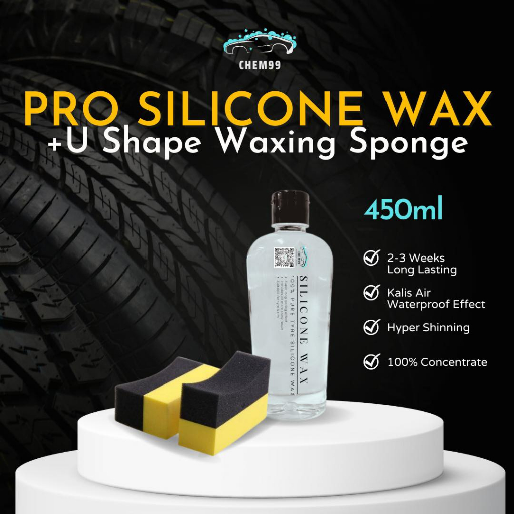 🔥Silicone wax🔥Original Tyre Silicone Wax Tayar Wax Tire Shine Silicon ...