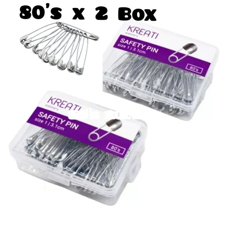 160pcs Stainless Steel Safety Pin/Pin Baju Tudung | Shopee Malaysia