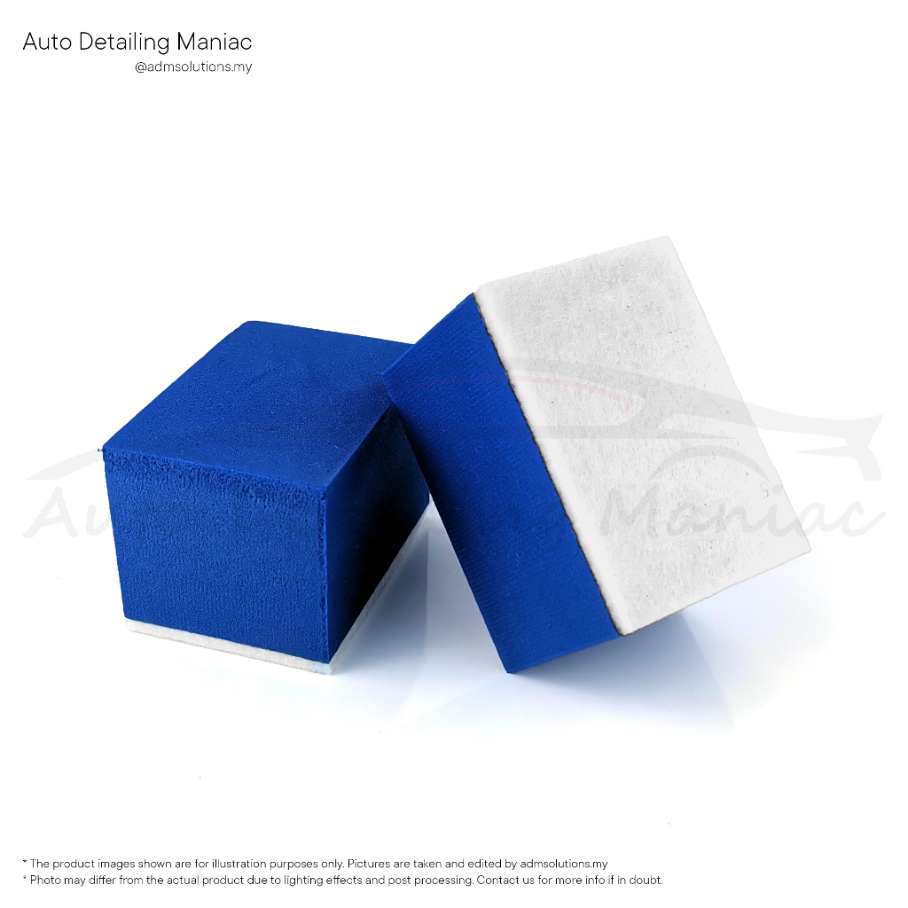 Glass Cleaning Applicator (Mini) Rayon Hand Applicator, Wool Felt ...