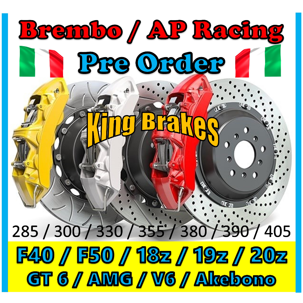Brembo AP Racing 4pot 6pot 8pot F40 F50 18Z 19Z 20Z GT4 GT6 AMG CTS V6 ...