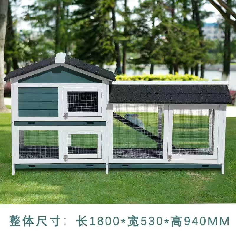 Waterproof Rabbit Cage Bunny Pigeon Chicken Coops Pet Cat Dog House ...