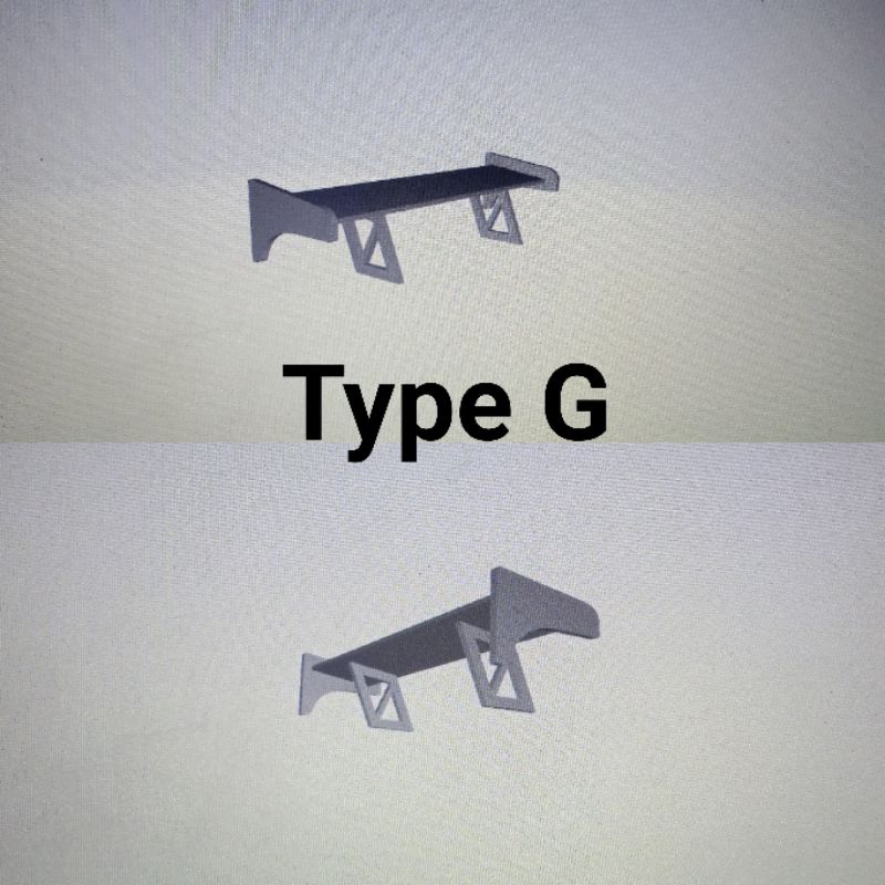 1/64 unpainted Resin GT Wing/spoiler for hotwheels tomica inno64 ...