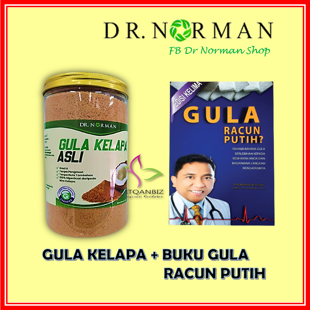 DR NORMAN - Gula Kelapa Asli Organik 100% Original Tanpa Campuran ...