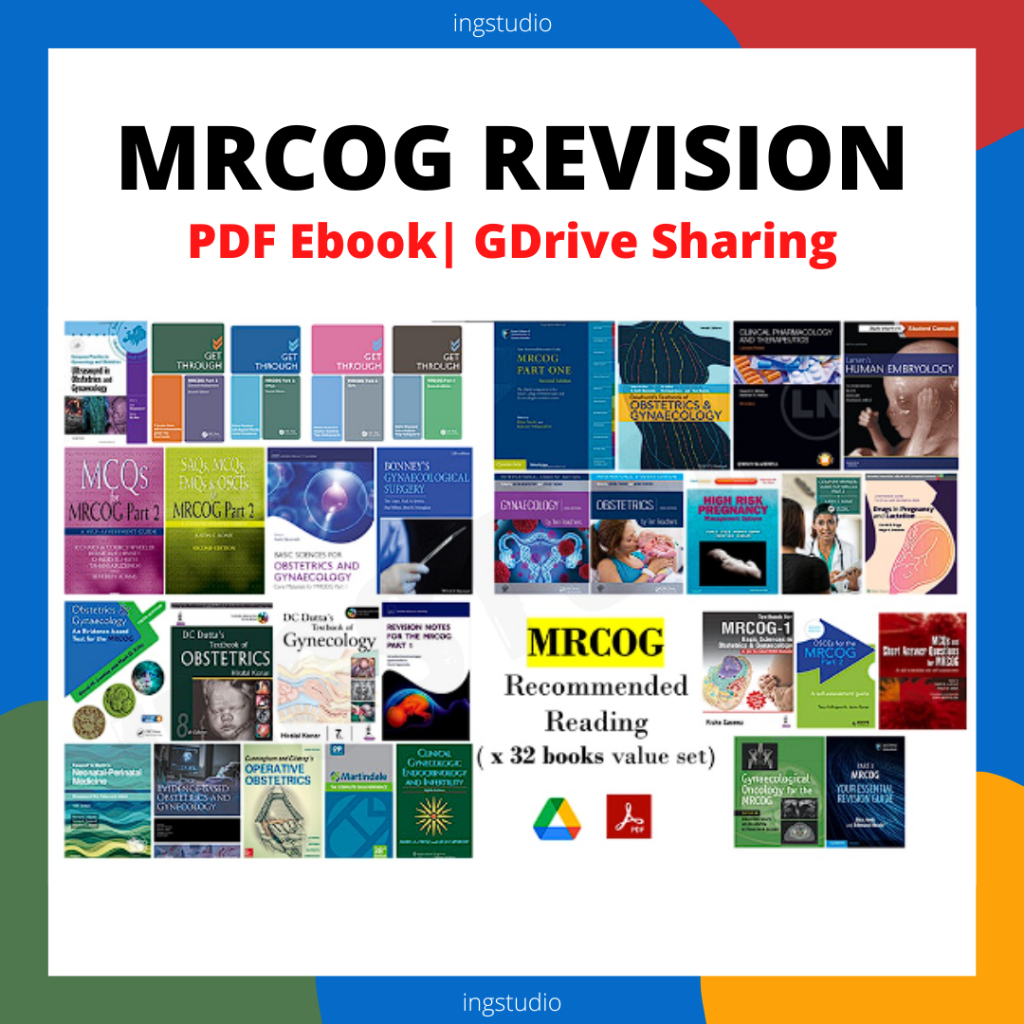 32 Books - MRCOG Revision Value Set - Obstetrics, Gynecology (Full Set ...
