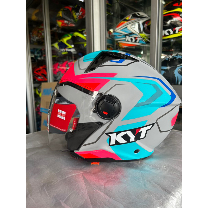 HELMET KYT D CITY DOUBLE VISOR NEW DESIGN | Shopee Malaysia