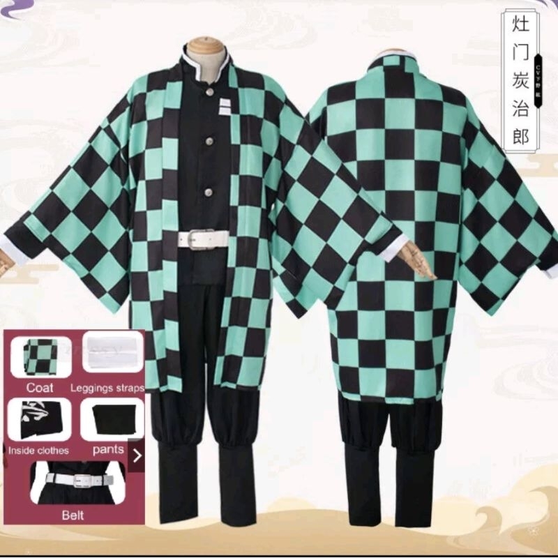 🧧AUG23 新品初登场‼️鬼滅の刃/DEMON SLAYER:NEZUKO TANJIRO GIYU COSPLAY/ROLE PLAY ...