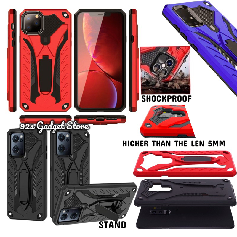 POCO X5 PRO/X3 GT/X3/X3 PRO/X3 NFC/M4 PRO/M3 PRO/M3/F3 Armor ShockProof Stand Case Hard Cover ...