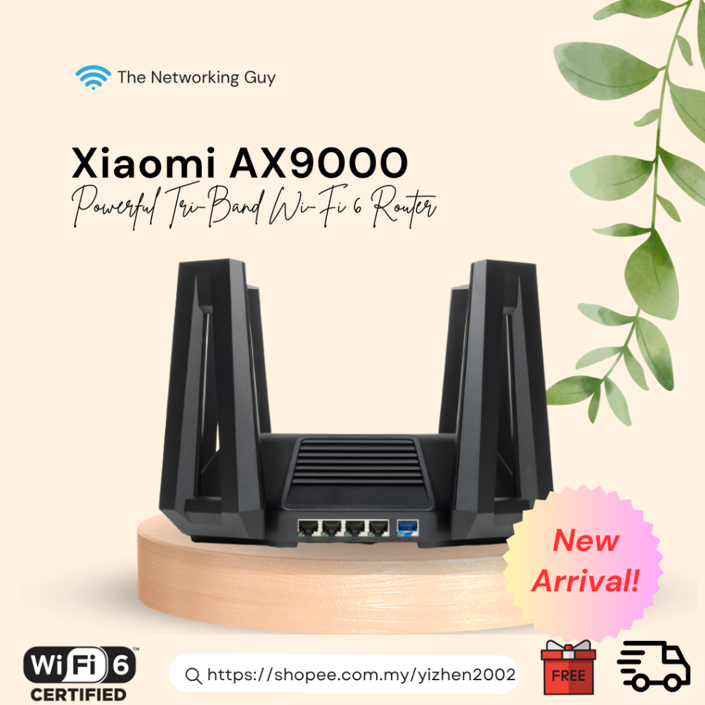 [OpenWrt Ready] Xiaomi AX9000 WiFi 6 Router Global Version | Shopee ...