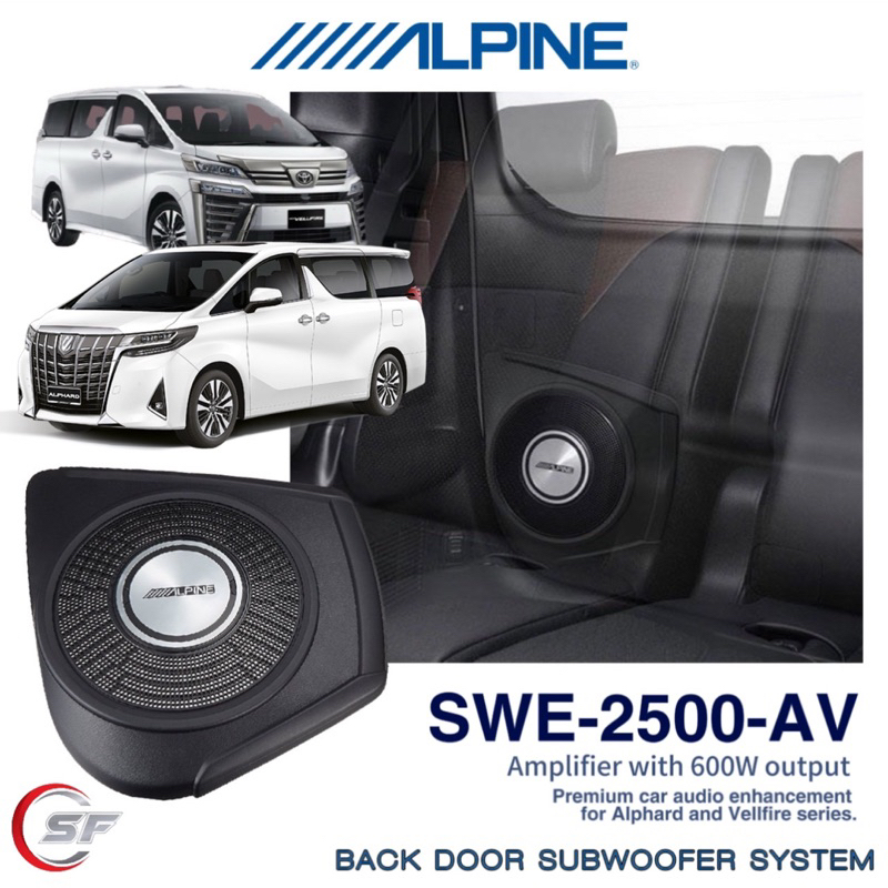 Toyota Alphard/ Vellfire AGH30 ALPINE Back Door Subwoofer System | Shopee Malaysia