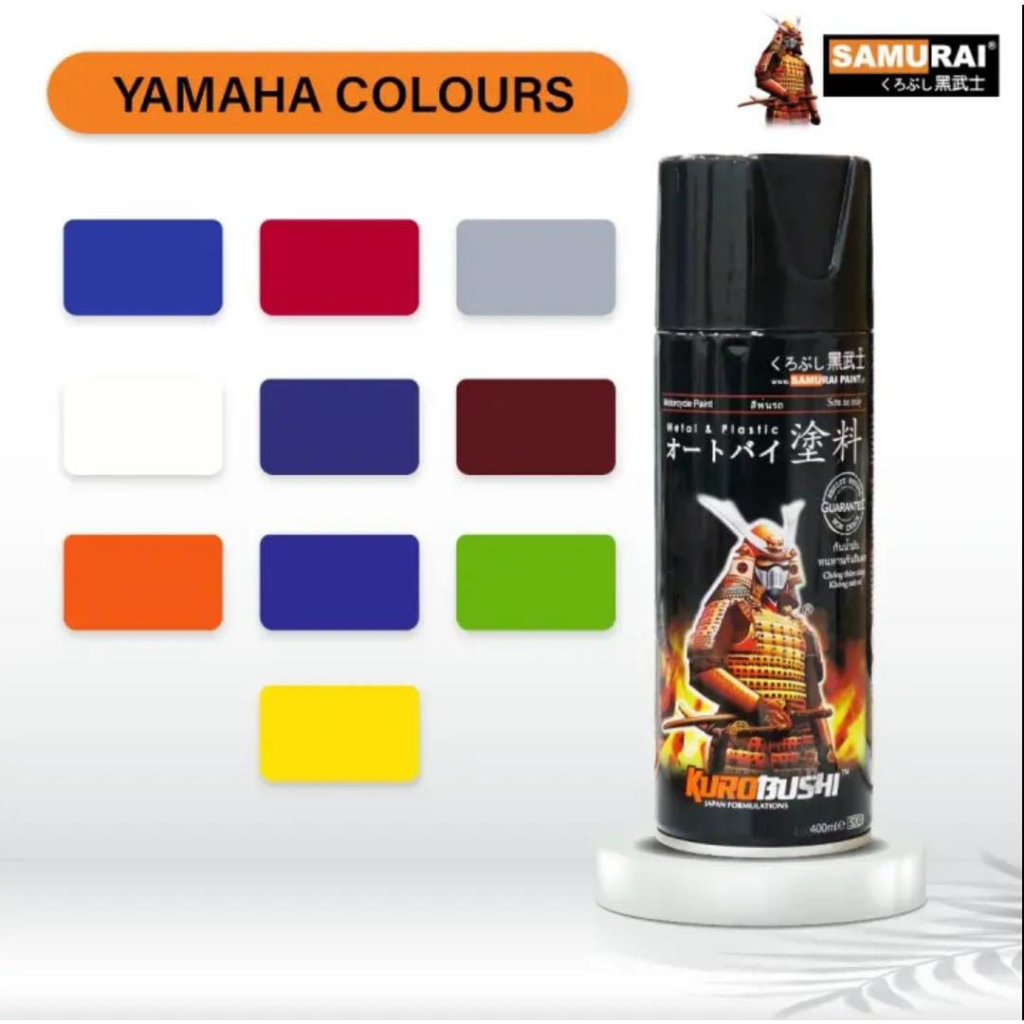 [Warna Yamaha] Cat Sembur Cat Samurai [Warna Yamaha] Cat Sembur 400ML ...