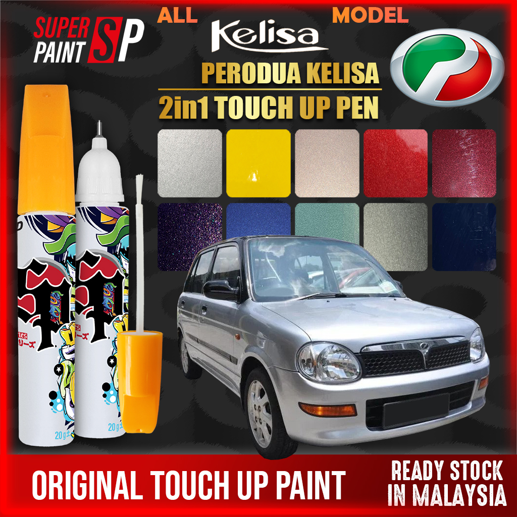 PERODUA KELISA 】Car Touch Up Pen All Color Touch Up Paint Scratches Pro ...