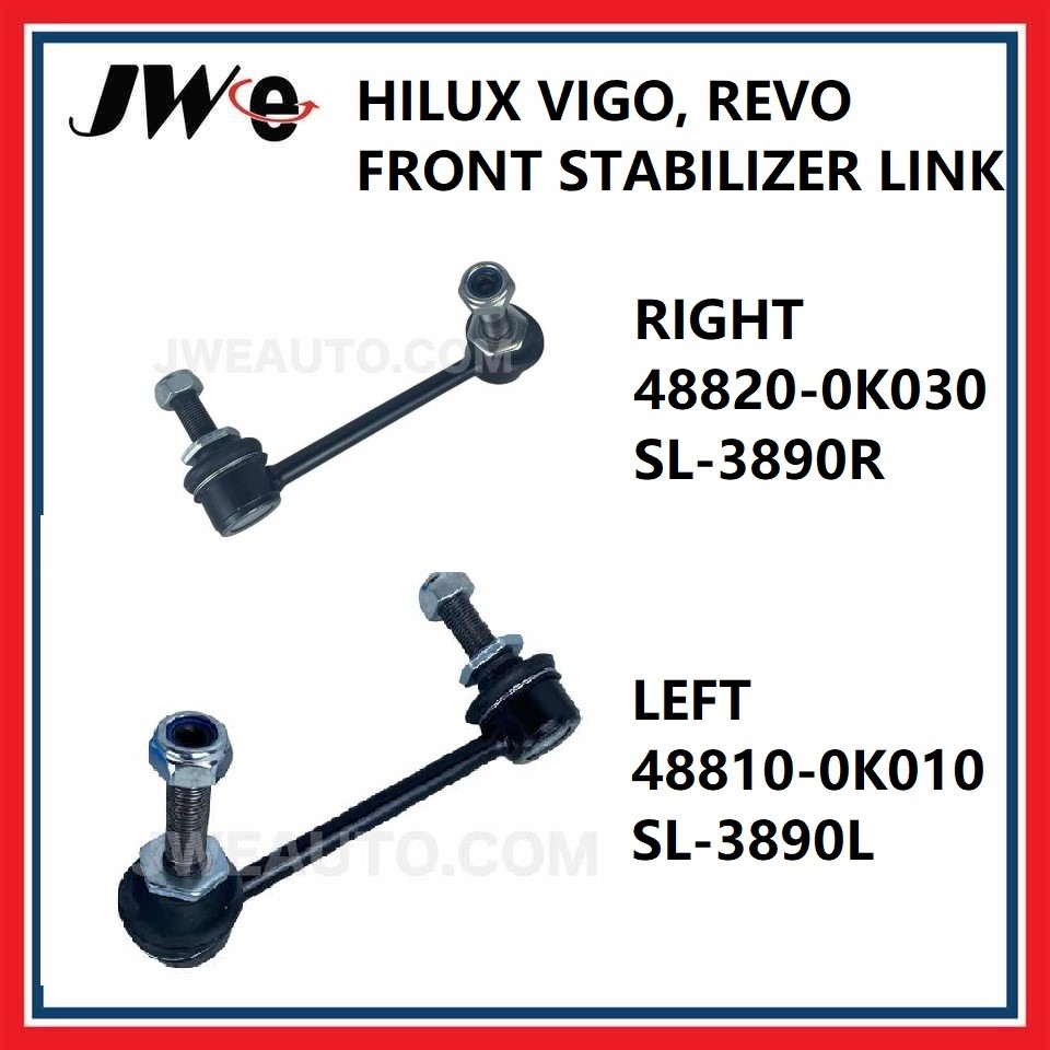 Front STABILIZER LINK Toyota Hilux Vigo Revo KUN25 GUN125 48820-0K030 ...
