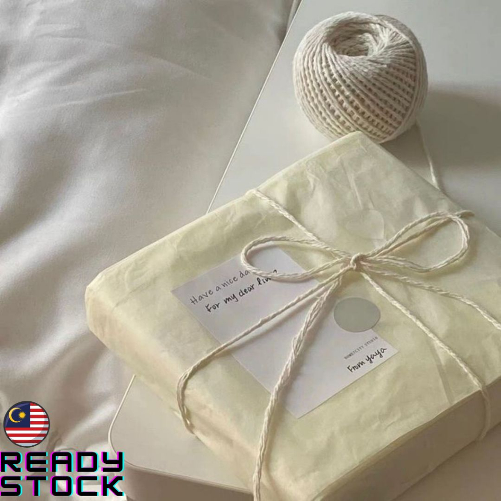 Cream Yellow Sydney Wrapping Paper (10/50/100pcs) Pembalut Hadiah Gift ...