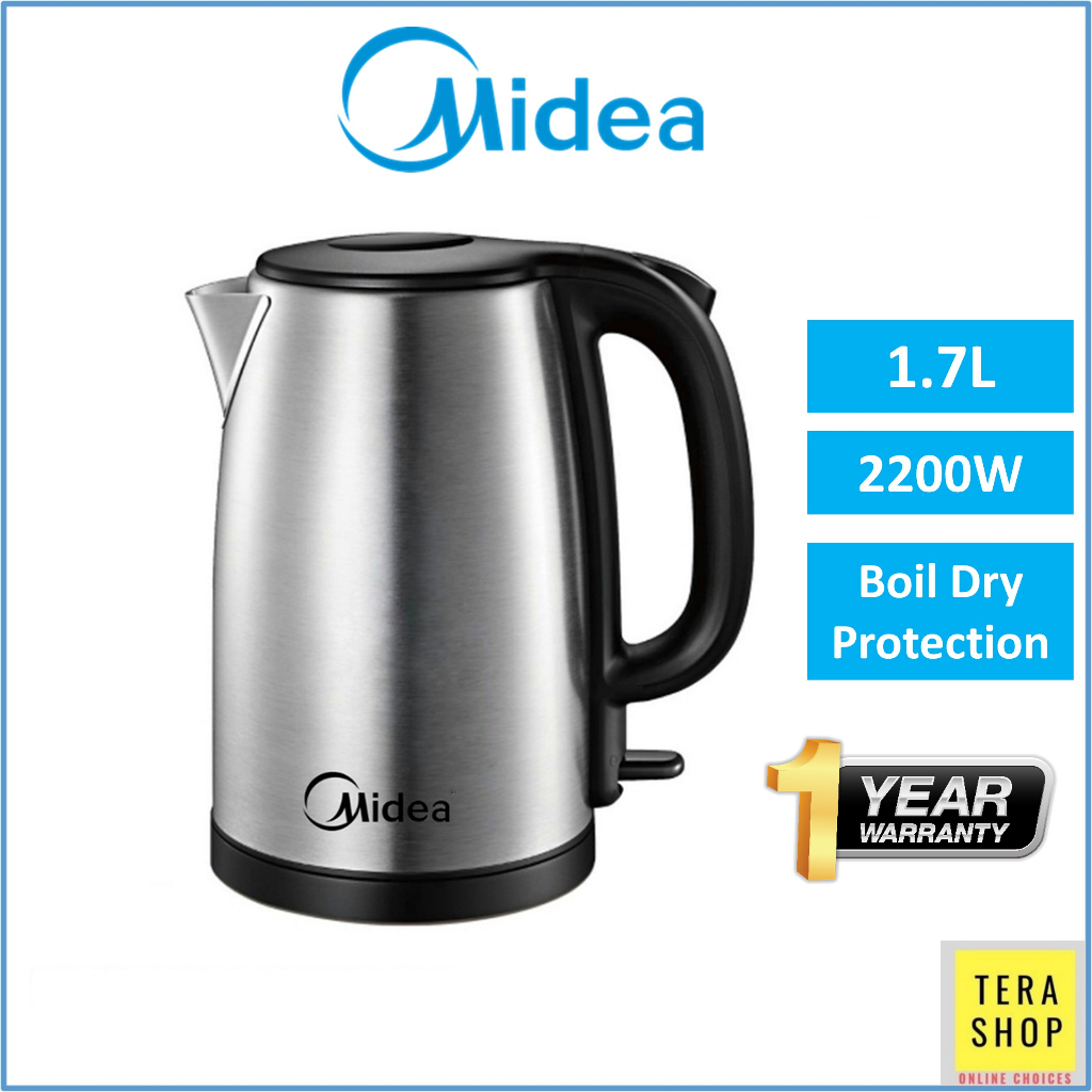 Midea MK-17S33D Electric Jug Kettle 1.7L | Shopee Malaysia