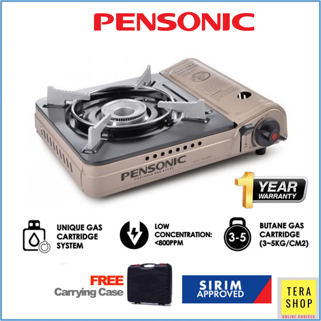 Pensonic PPG-2003N Portable Gas Stove Cooker for Camping Steamboat ...
