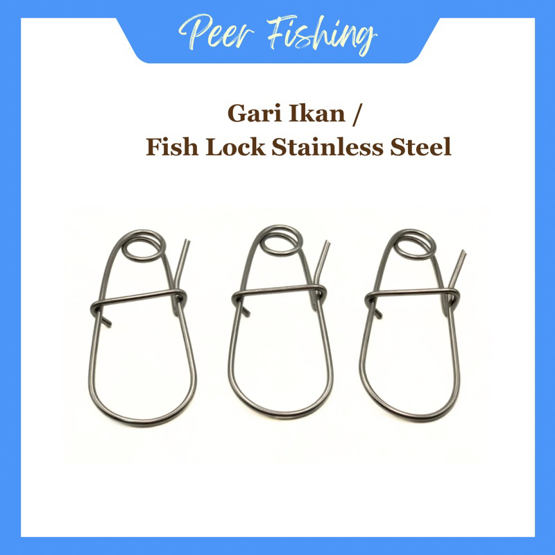 Gari Ikan / Fish Lock Stainless Steel | Shopee Malaysia