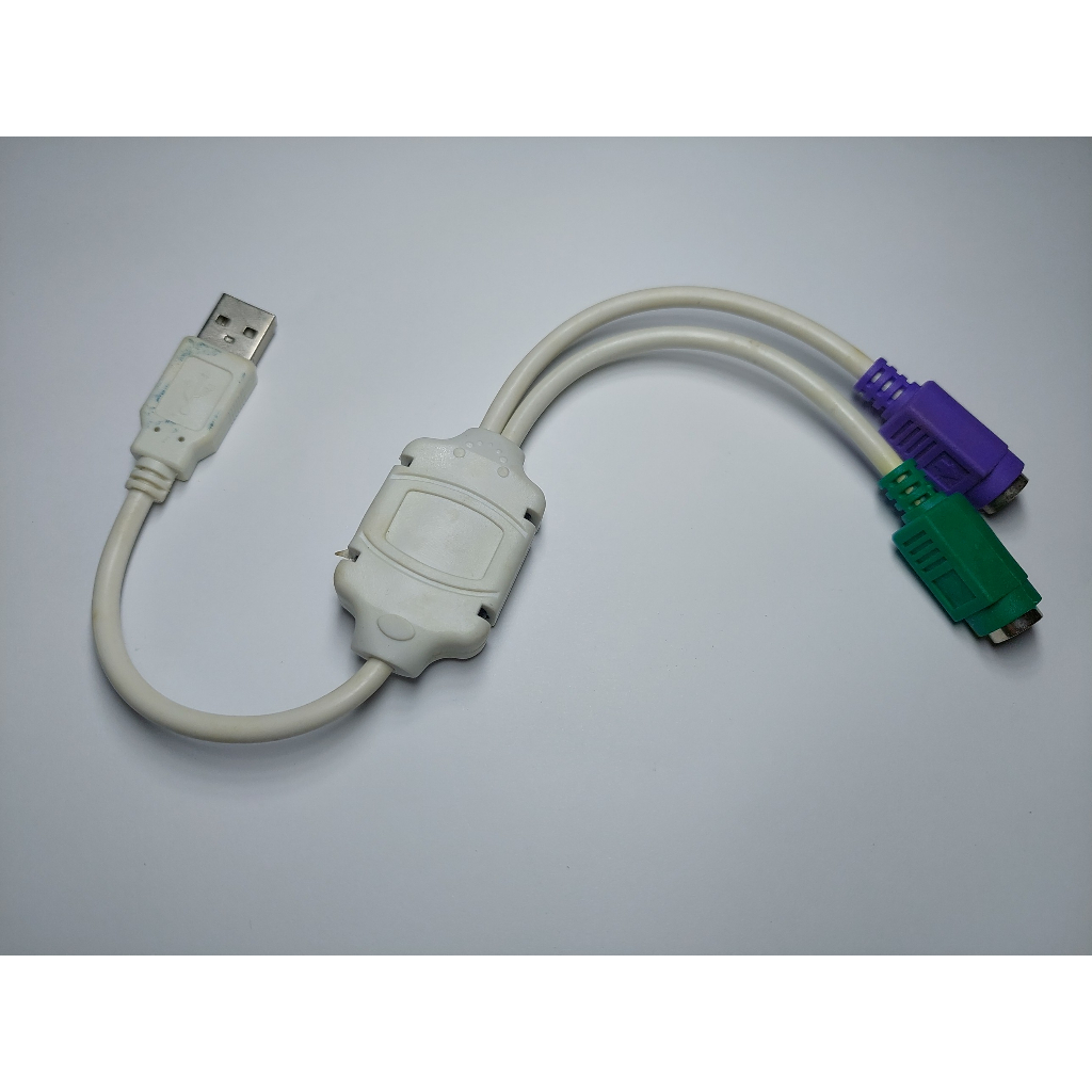 USB to PS/2 PS2 Cable Mouse Keyboard Converter Adapter for Laptop ...