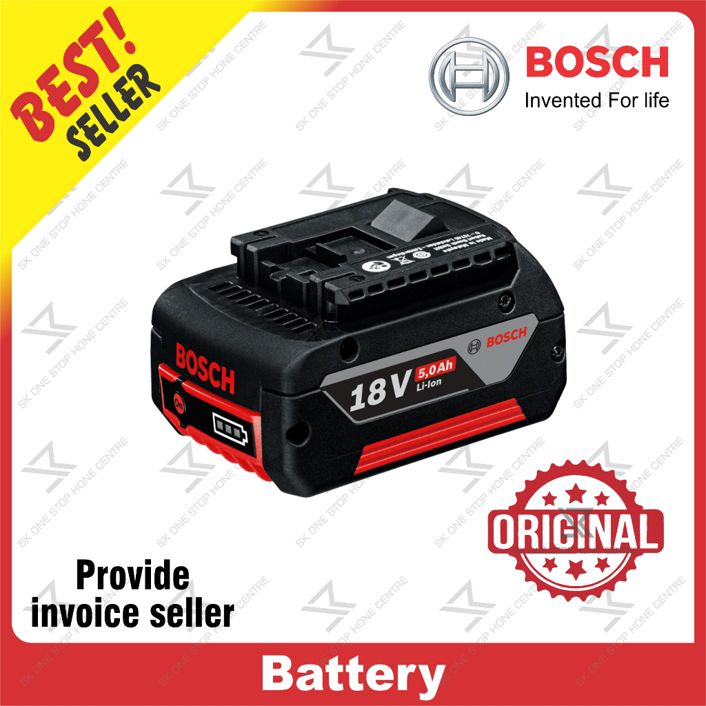 (Original) Bosch GBA 18V 1.5Ah / 2.0Ah /3.0Ah / 4.0Ah / 5.0Ah/0Ah Battery / Charger GAL 18-20 ...