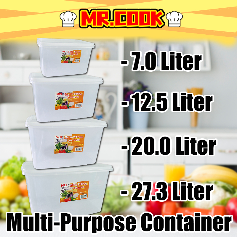 [MR.COOK] Bekas Food Container Multi-Purpose Container Rectangular Food ...